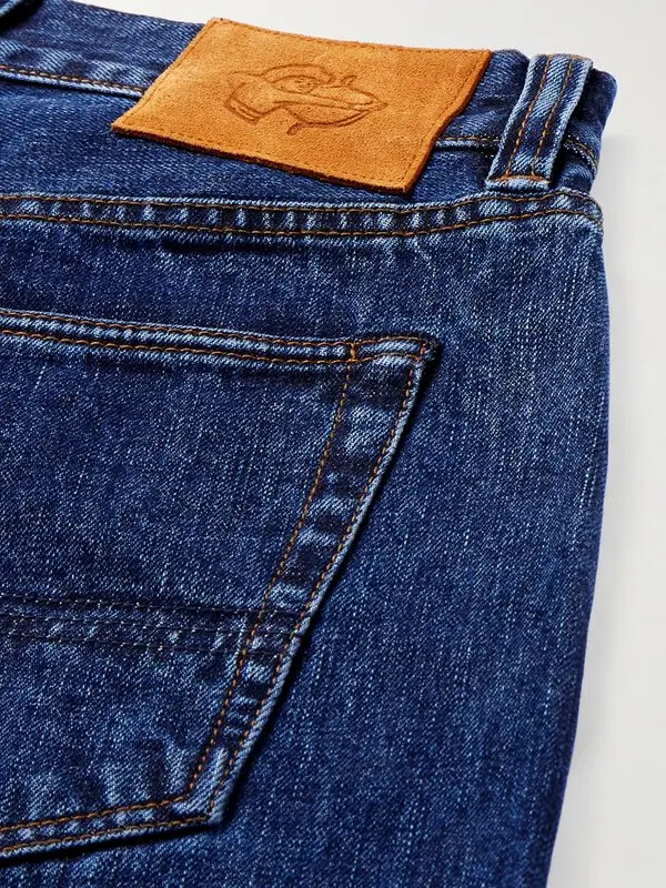 DRAKE'S Straight-leg Selvedge Denim Jeans