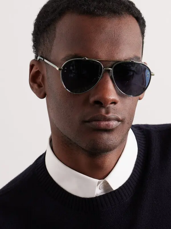 Dior Cd Diamond A1u Aviator-Style Sunglasses - Silver - 50  display picture 2