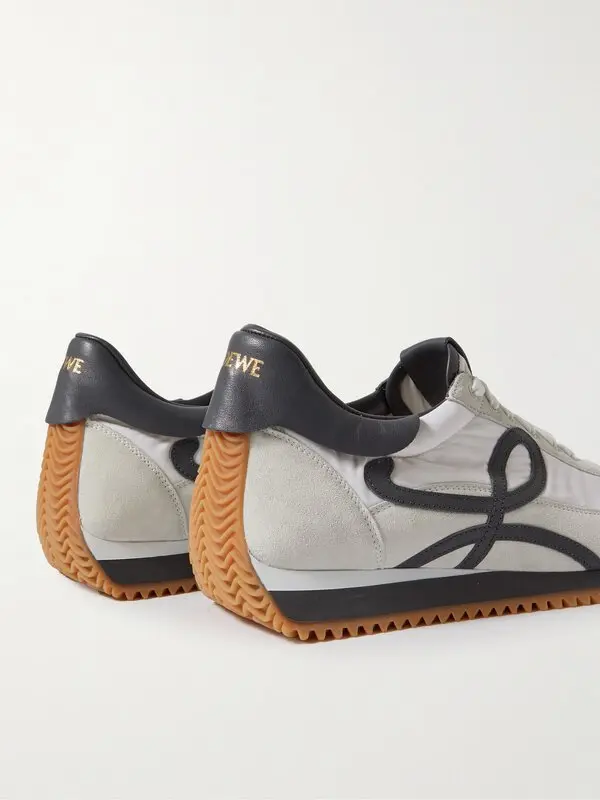Loewe Flow Runner Leather-trimmed Sneakers
