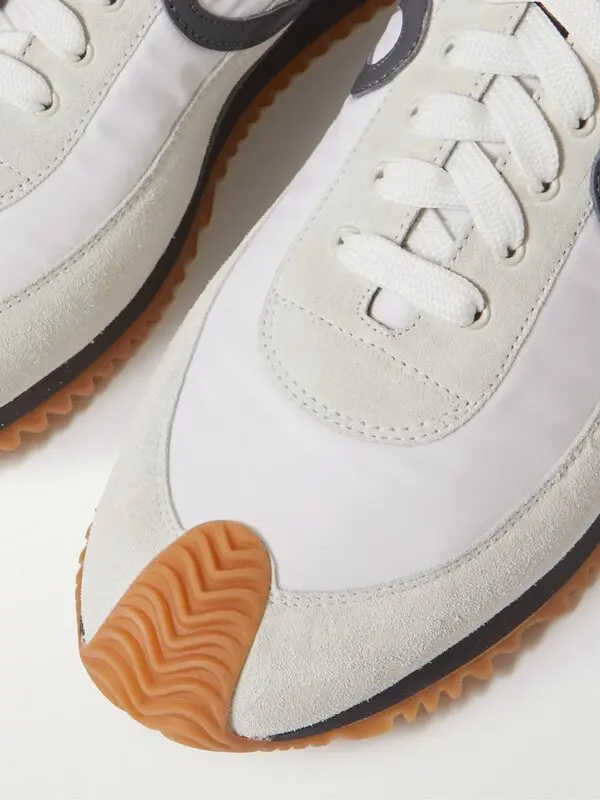 Loewe Flow Runner Leather-trimmed Sneakers