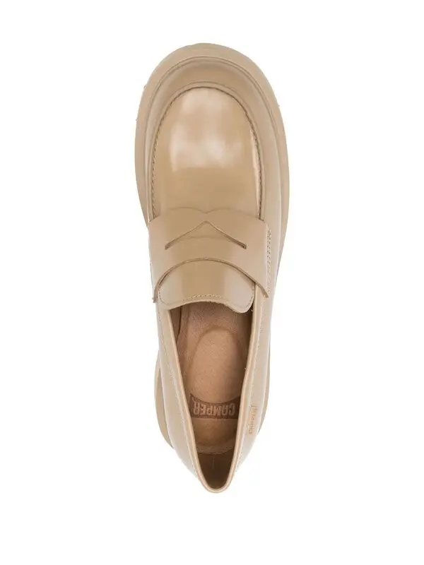 Camper Milah 55mm Penny-slot Loafers - Neutrals
