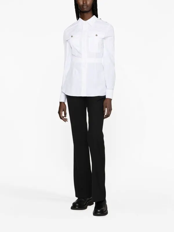 Alexander McQueen Box-pleat Cotton Shirt
