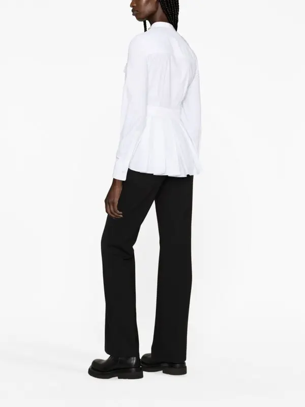 Alexander McQueen Box-pleat Cotton Shirt