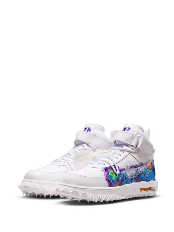 Nike X Off White Air Force 1 Lace-up Sneakers