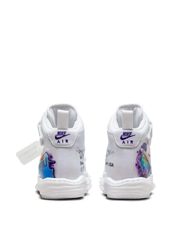 Nike X Off White Air Force 1 Lace-up Sneakers