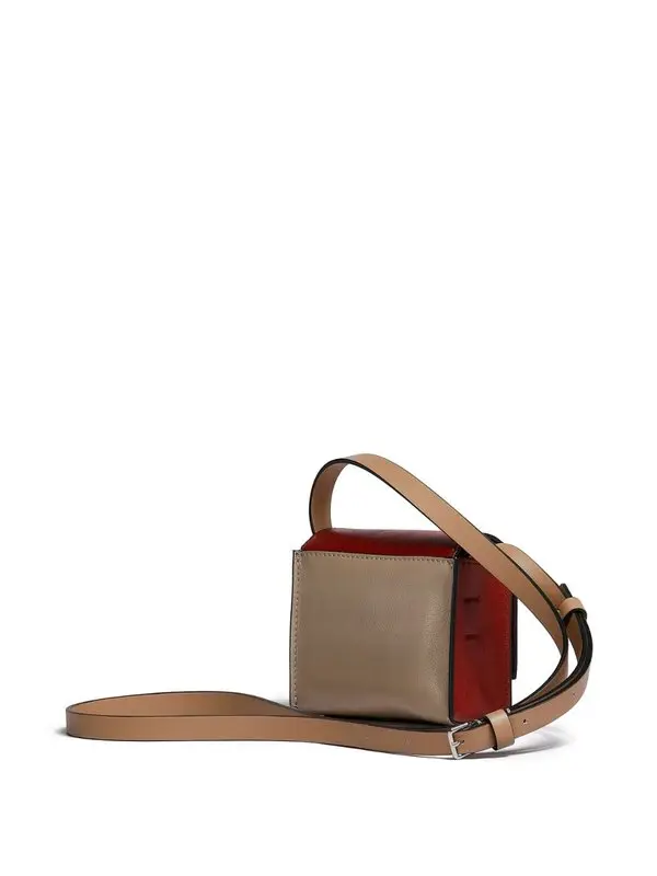 Marni Colour-block Leather Crossbody Bag