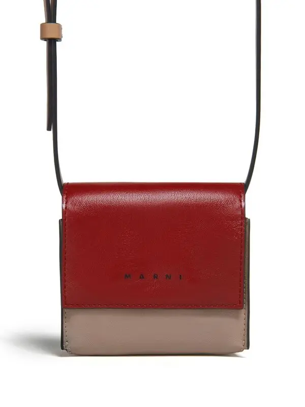Marni Colour-block Leather Crossbody Bag