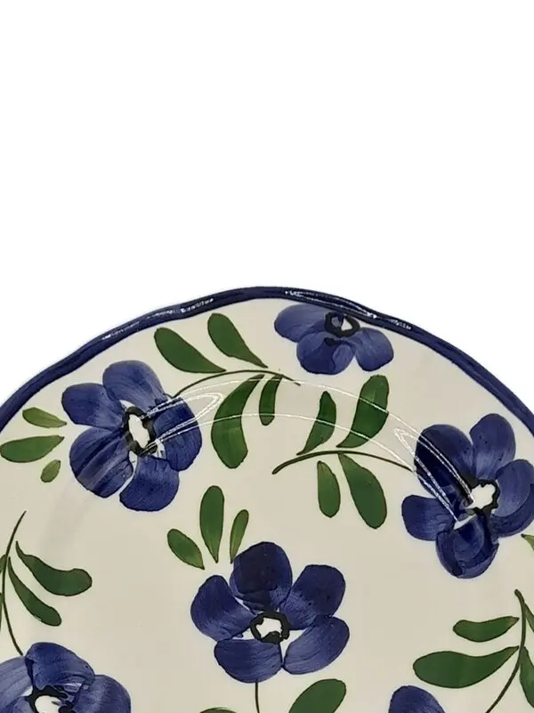 LES-OTTOMANS Floral-print Ceramic Plate