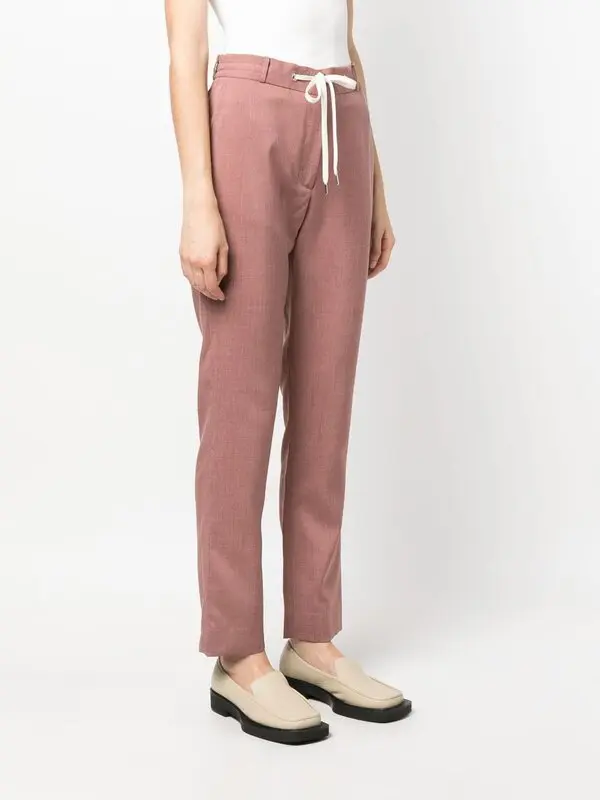 Eleventy Drawstring Chambray Trousers