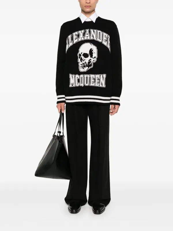 Alexander McQueen Intarsia-logo Sweater