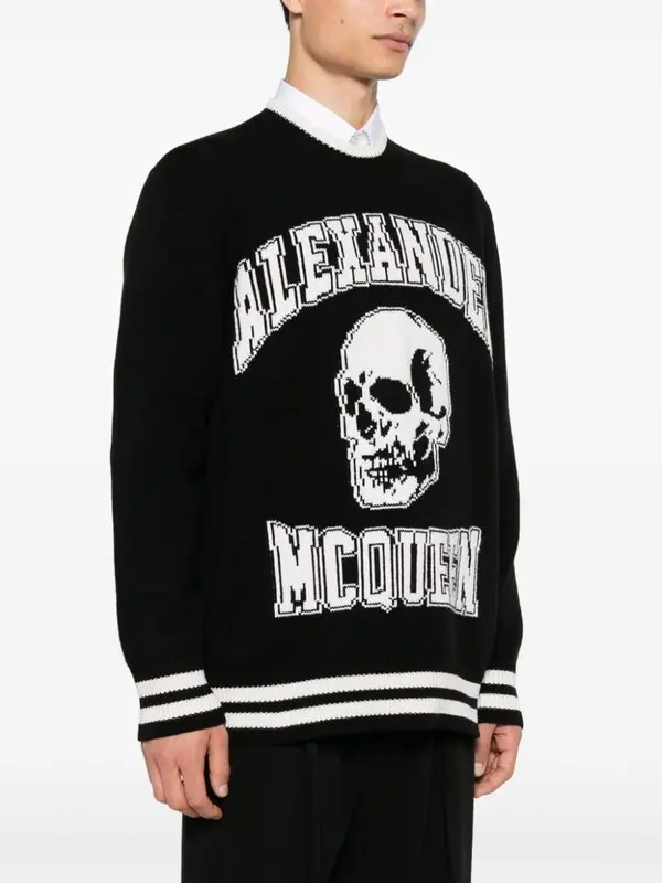 Alexander McQueen Intarsia-logo Sweater