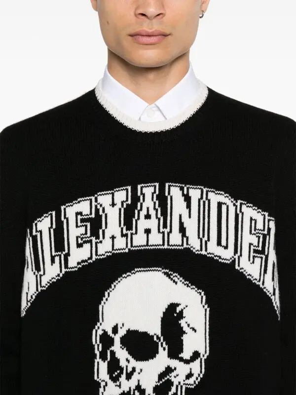 Alexander McQueen Intarsia-logo Sweater