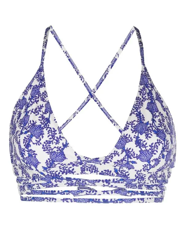 Isabel Marant Étoile Floral-print Bikini Top