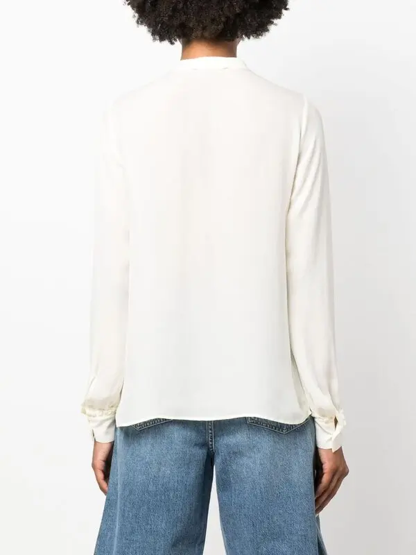 Michael Kors Ruffled Buttoned Shirt