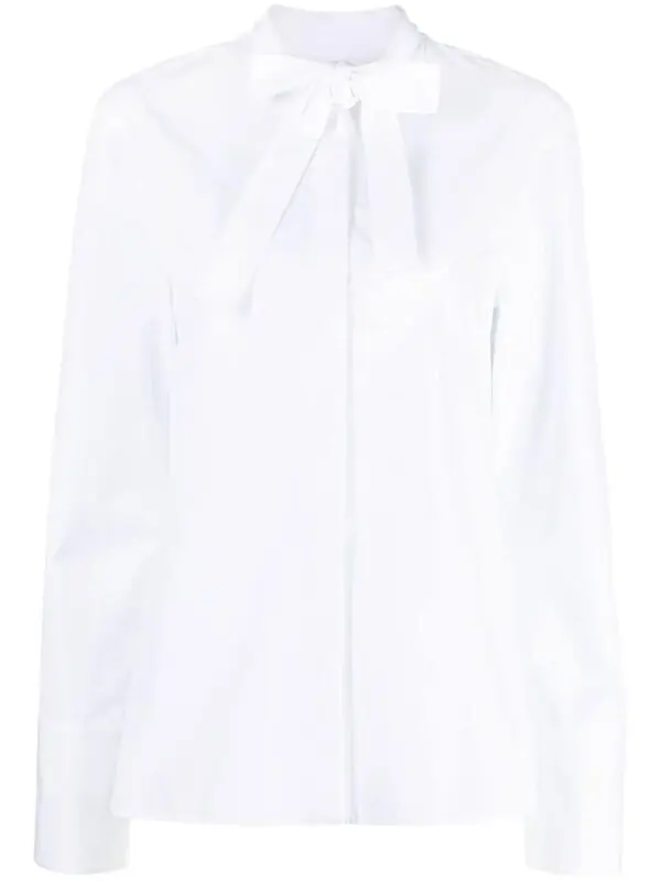JIL SANDER Bow-detailed Shirt