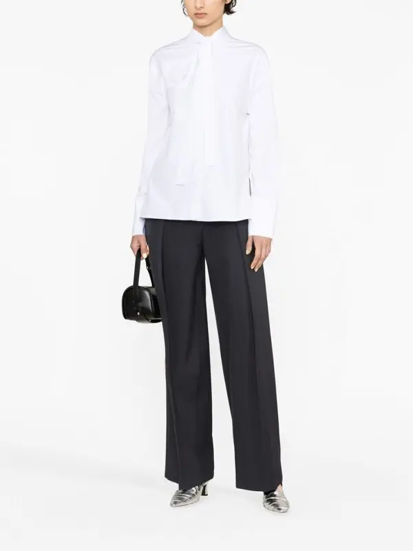 JIL SANDER Bow-detailed Shirt