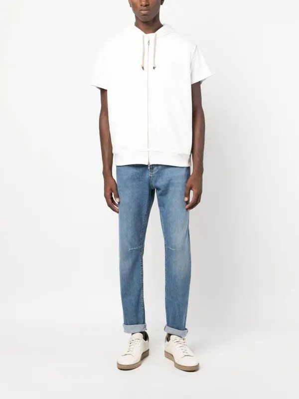 Brunello Cucinelli Low-rise Tapered-leg Jeans
