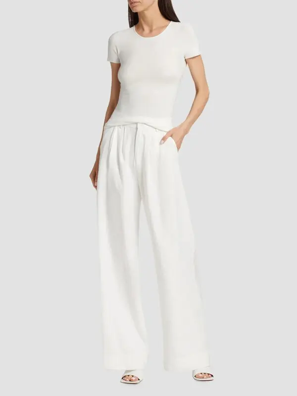 Giorgio Armani Cap-sleeve Knit Tee