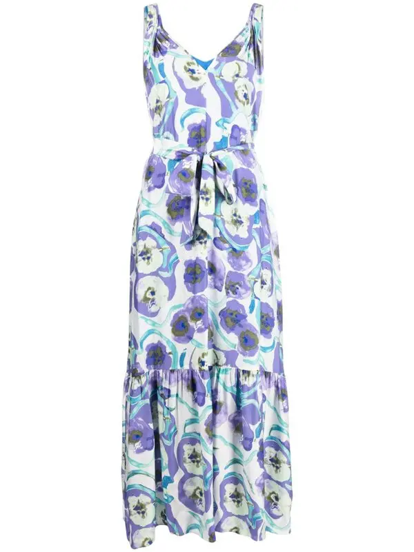 Diane Von Furstenberg Jodie Floral-print Midi Dress