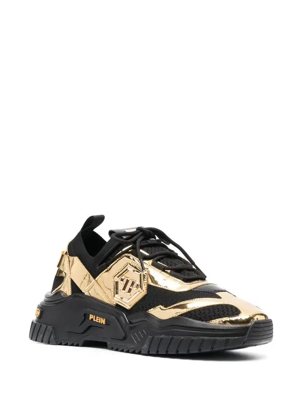 Philipp Plein Runner Hexagon Low-top Sneakers - Black