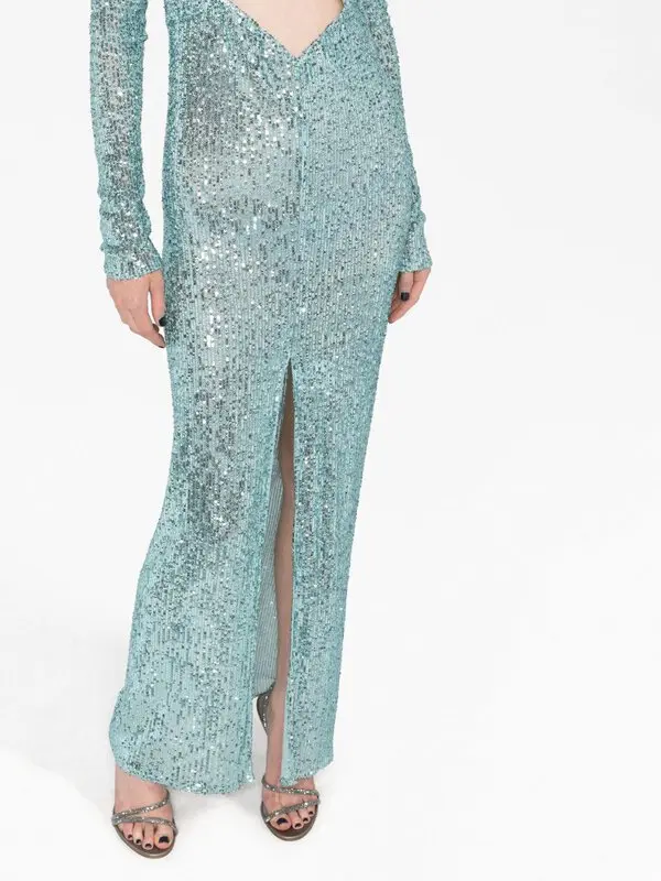 Nervi Sequin-embellished Maxi Dress
