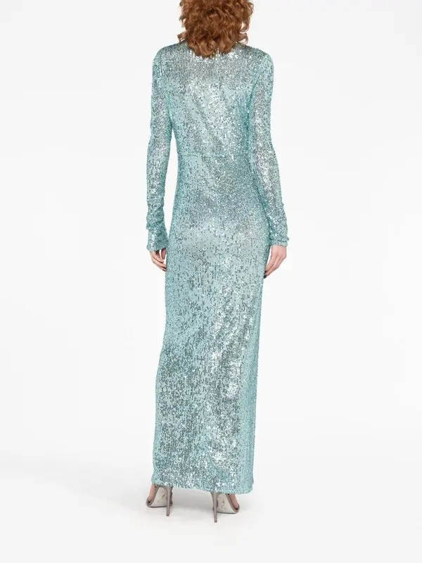 Nervi Sequin-embellished Maxi Dress