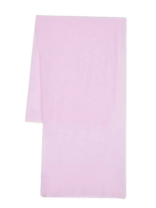 Botto Giuseppe Fine-knit Cashmere Scarf - Pink