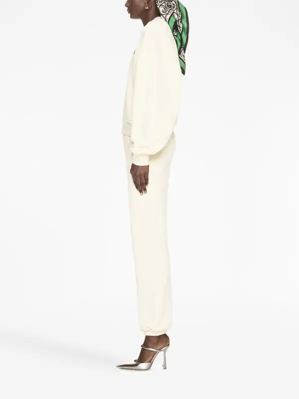 Off-White Logo Cotton Sweatshirt - White
