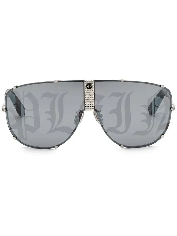 Philipp Plein Pilot-frame Sunglasses - Black