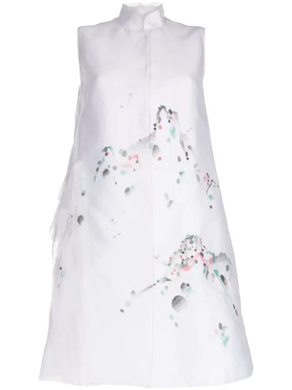 Shiatzy Chen Organza-paneled Coat
