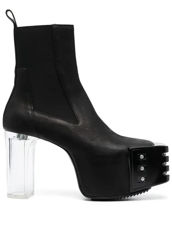 Rick Owens Luxor Grilled 130mm Ankle Boots