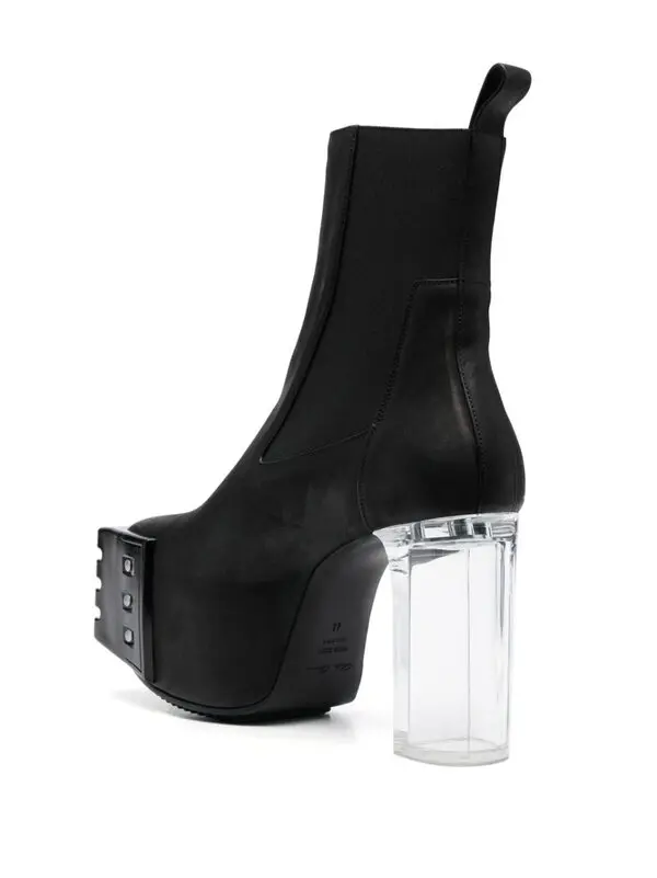 Rick Owens Luxor Grilled 130mm Ankle Boots