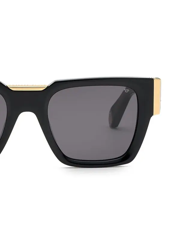 Philipp Plein Logo-plaque Square-frame Sunglasses