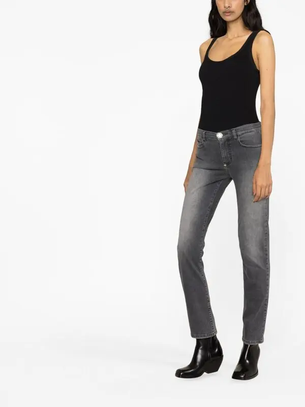 Philipp Plein Mid-rise Skinny Jeans - Grey