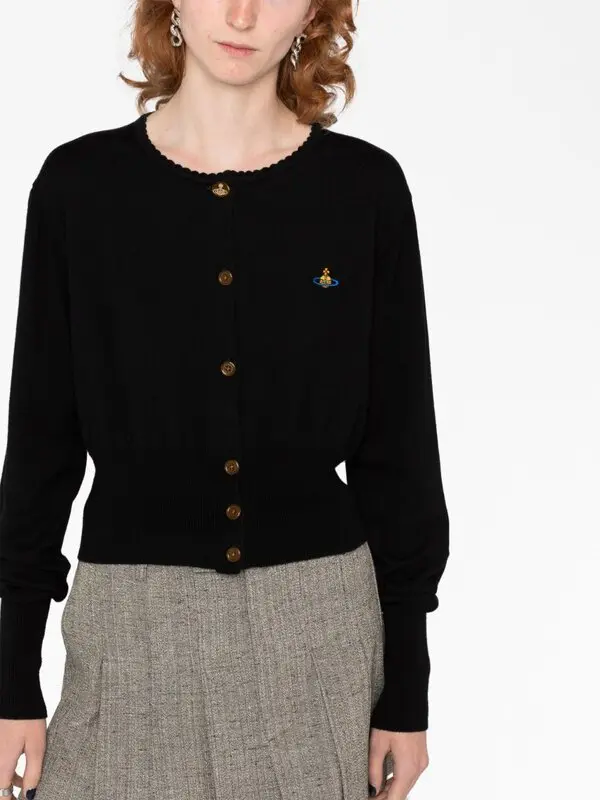 VIVIENNE WESTWOOD Bea Orb Embroidered Cardigan