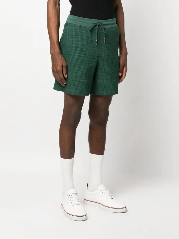 Thom Browne Waffle-effect Drawstring Shorts