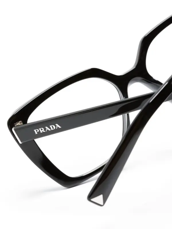 Prada Square Frame Glasses - Black