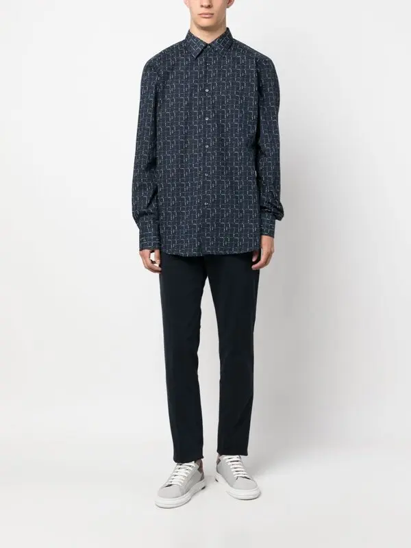 BOSS Slim-fit Cotton Chinos - Blue