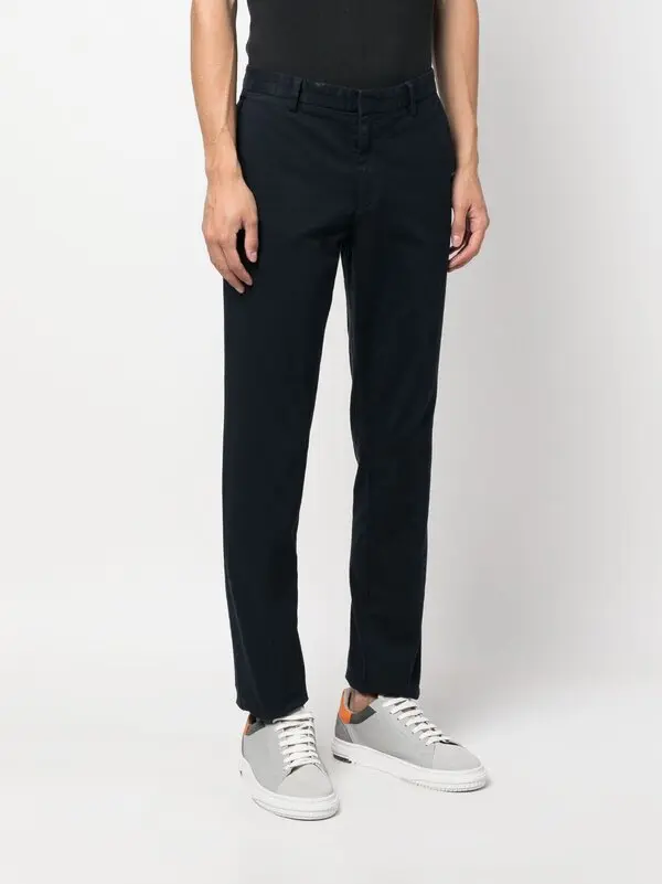 BOSS Slim-fit Cotton Chinos - Blue