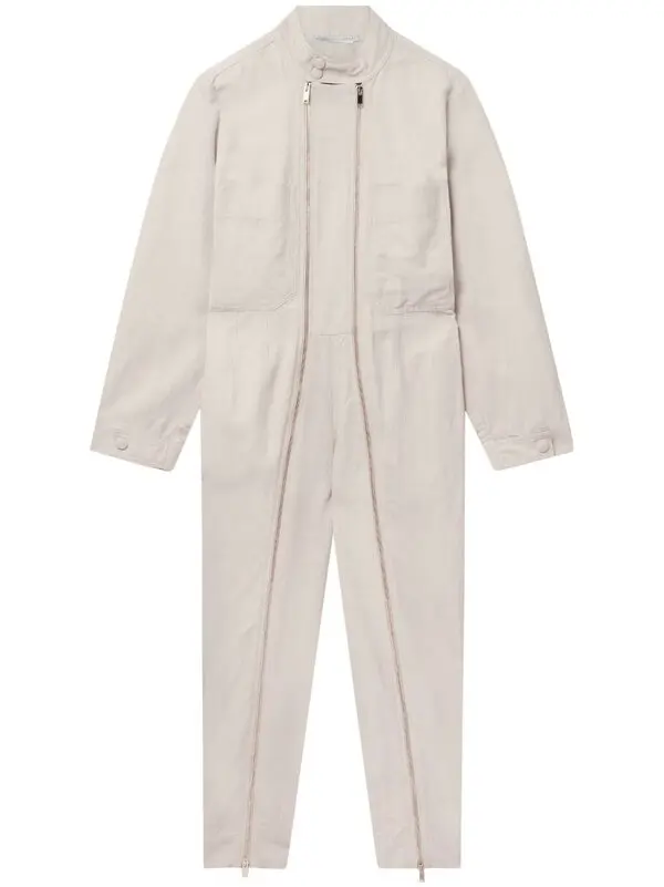 Stella McCartney Stella Iconics Zipped Jumpsuit - Neutrals
