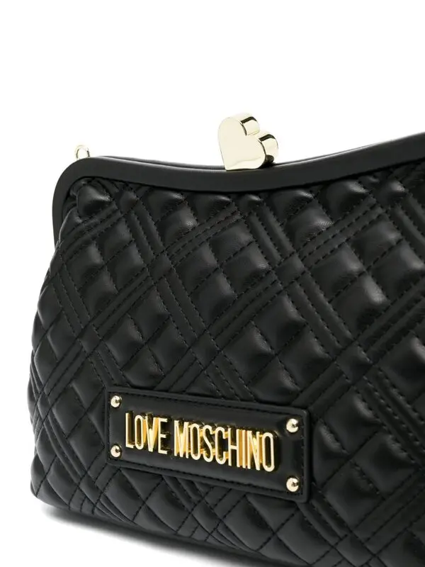 Moschino Logo-lettering Quilted Bag