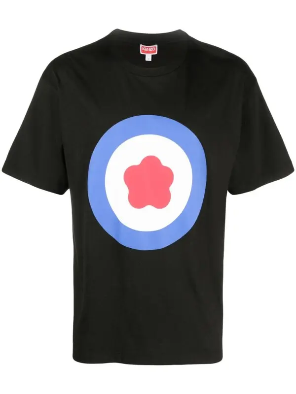 Kenzo Target Cotton T-shirt - Black