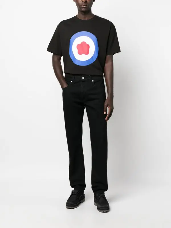Kenzo Target Cotton T-shirt - Black