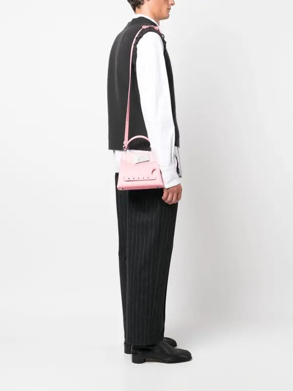 MAISON MARGIELA Snatched Leather Shoulder Bag