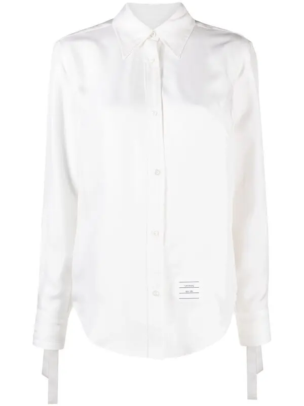 Thom Browne Scarf-cuff Detail Shirt