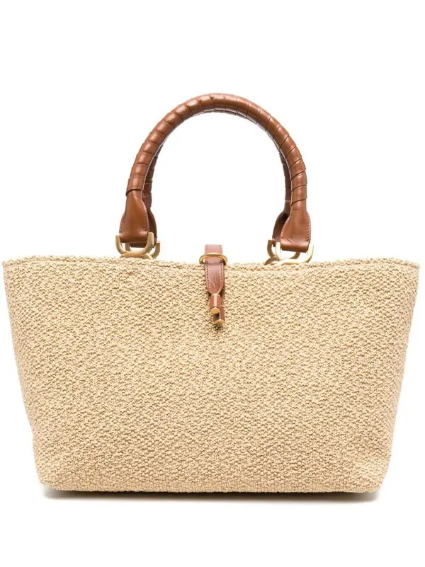 Chloé Marcie Linen Tote