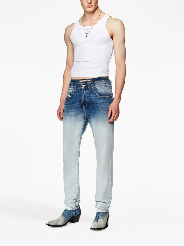 DIESEL® D-strukt 09g28 Slim-cut Jeans - Blue