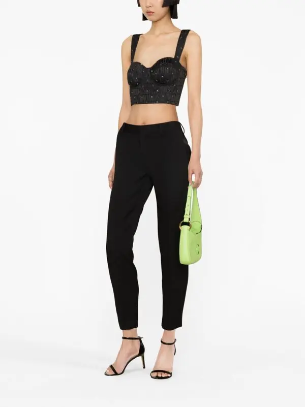 Moschino Crystal-embellished Corset Top