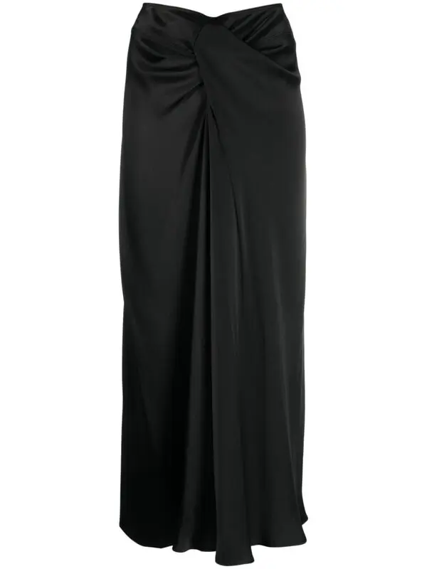 Stella McCartney Twist-detail Draped Midi Skirt