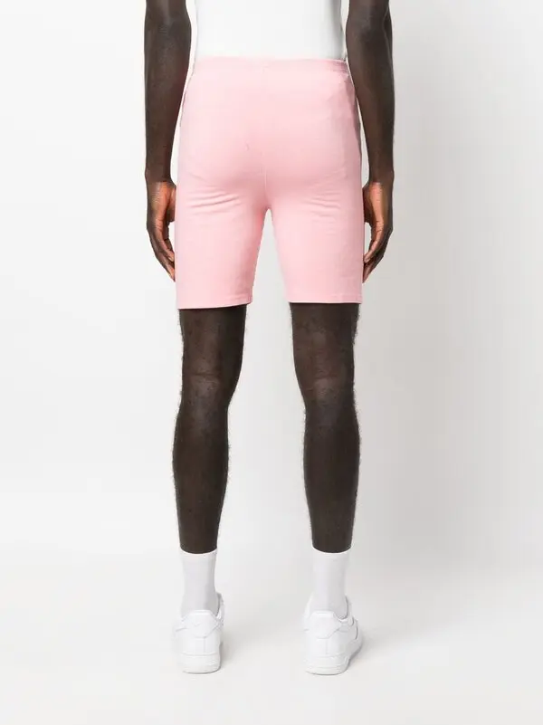SPORTY & RICH Logo Cycling Shorts - Pink
